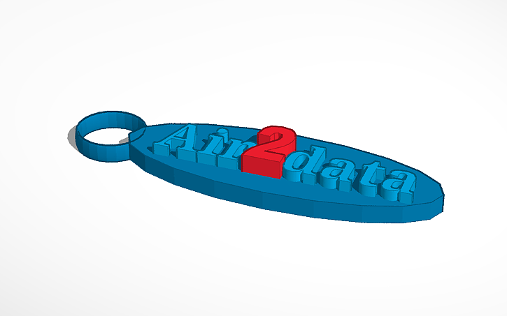 3D design Air2data - Tinkercad