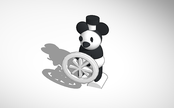 3D design Mickey Mouse By Lindsi | Tinkercad