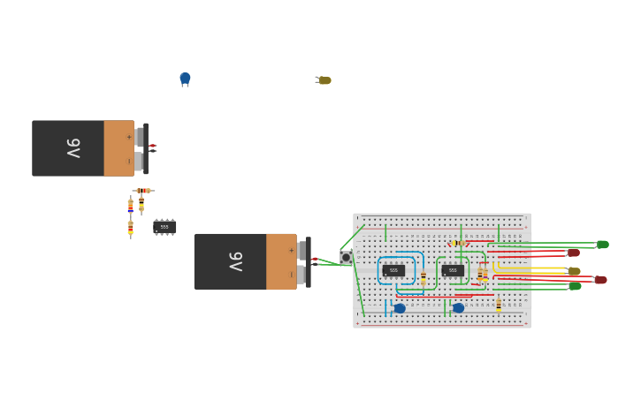 Circuit Design Traffic Light Tinkercad