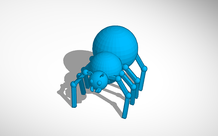 3D design Spider - Tinkercad