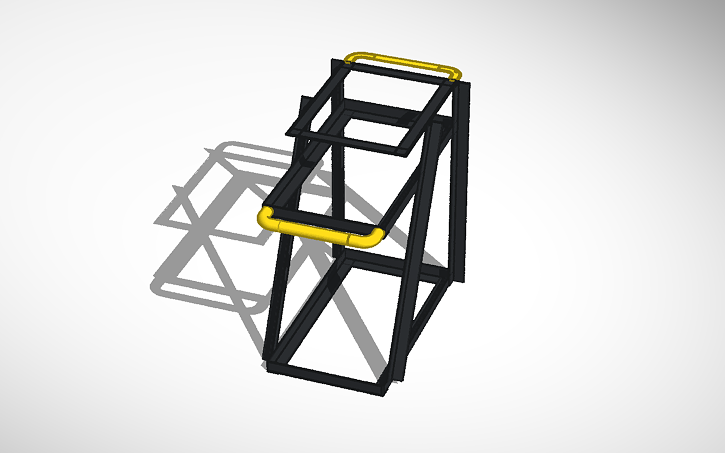 3D design DIY Welding Trolley Cart - Tinkercad