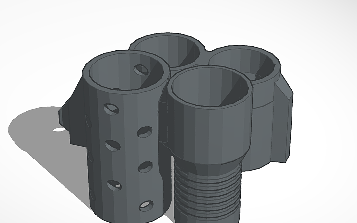 3d Design Nerf Canon Spas 12 Tinkercad