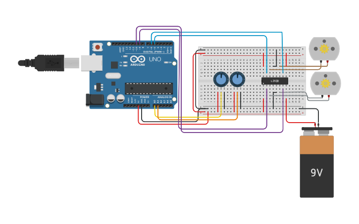 Circuit design CONTROL REMOTO | Tinkercad