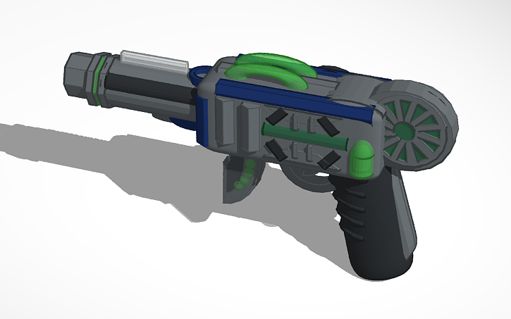 3D design ray gun | Tinkercad
