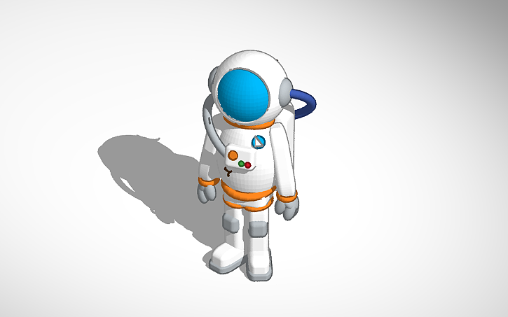 3D design Tau astronaut - Tinkercad
