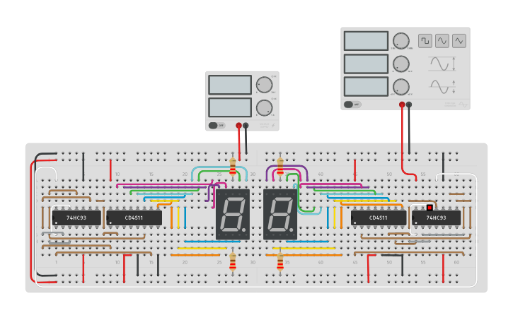Circuit Design Counter 0 To 99 Tinkercad
