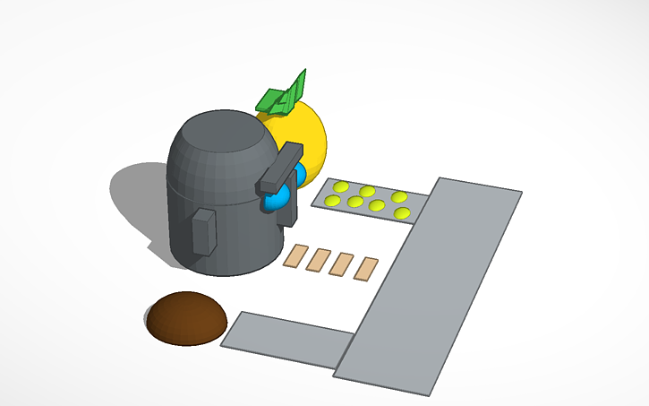 3d Design Sponge Bob Tinkercad