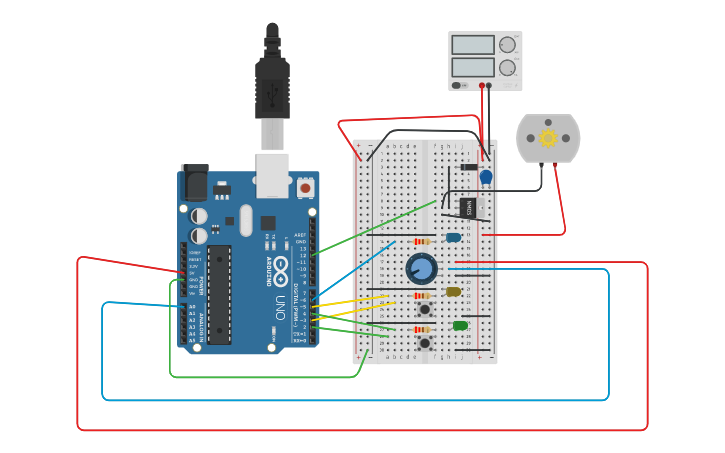 Circuit design Part E N-Channel MOSFET transistor | Tinkercad Circuit design Part E N-Channel MOSFET transistor | Tinkercad