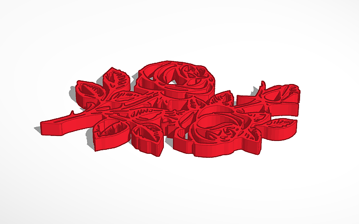 3D design Roses - Tinkercad