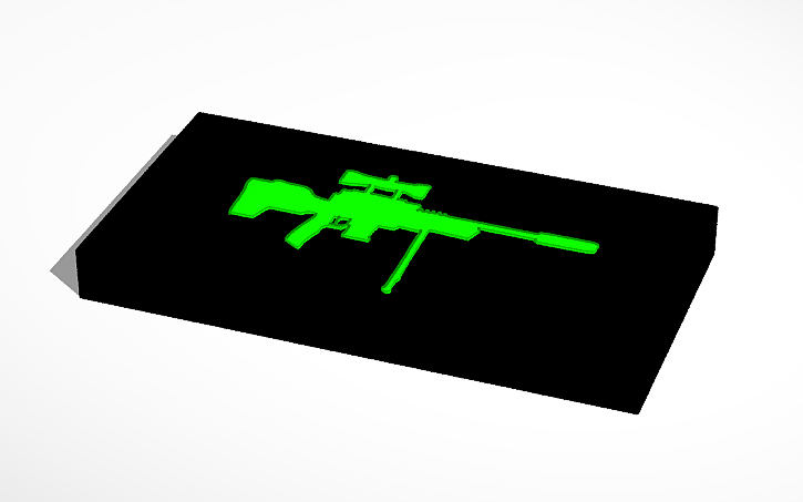 3D design Rahil Malik Sniper | Tinkercad