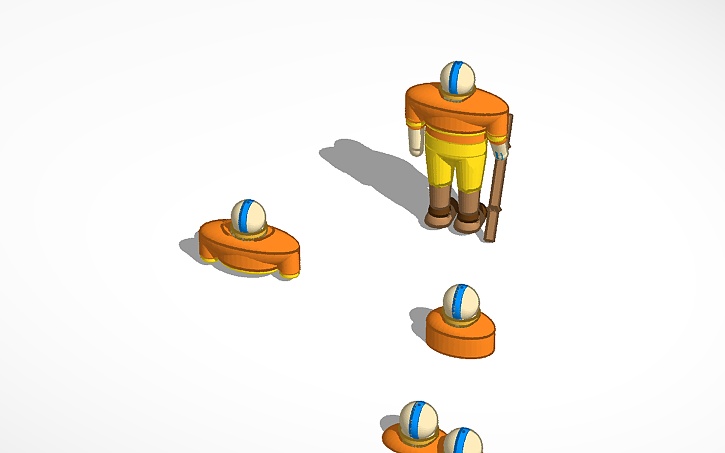 3D design Avatar Aang - Tinkercad