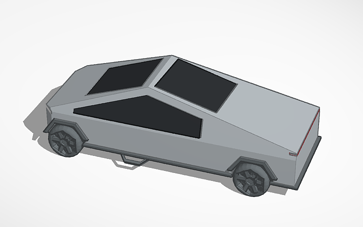 3D design $ TESLA CYBERTRUCK $ - Tinkercad