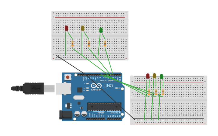 Circuit Design Actividad 2 Tinkercad