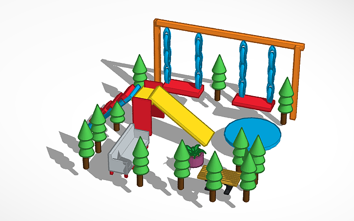 3D design 3D Landscape garden | Tinkercad