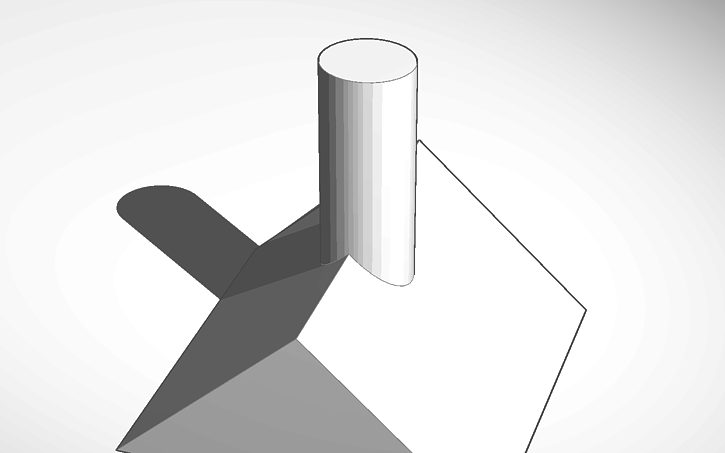 3D design cylinder-pyramid thingy | Tinkercad