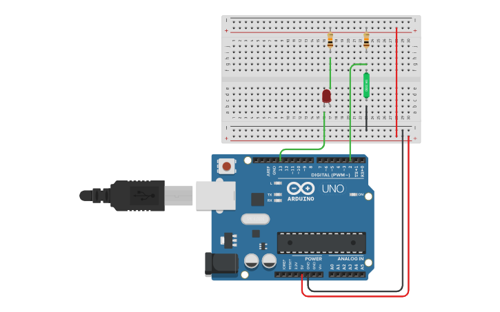 Circuit design Tilt Sensor With Arduino - Tinkercad