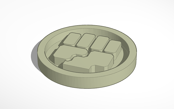 3D design Pokemon Logo | Fighting Logo - Tinkercad