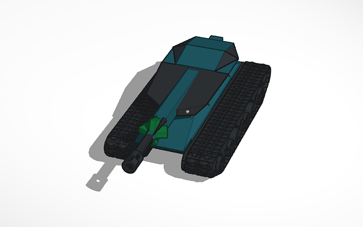 3D design ION Weapon super heavy Tank Destroyer | Tinkercad