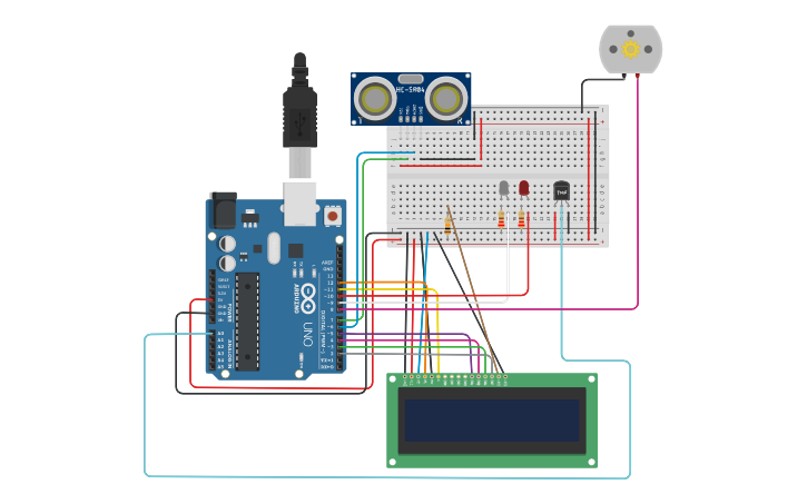 Circuit design lcd EGC | Tinkercad