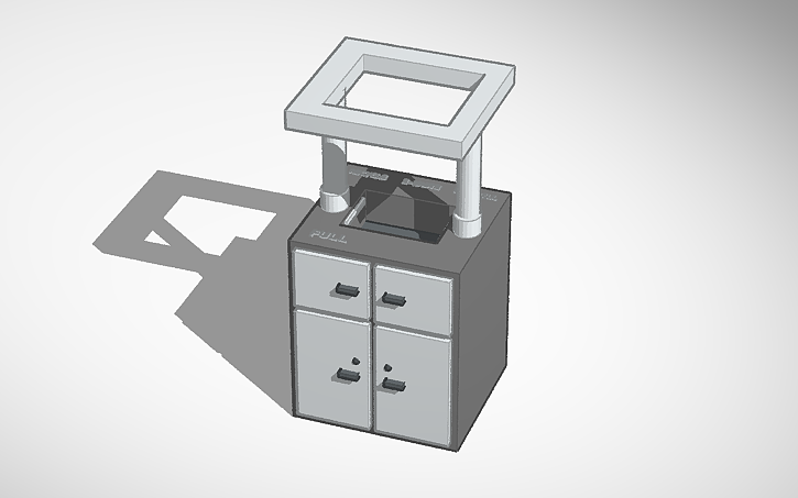 3D design Advanced Trashcan - Tinkercad