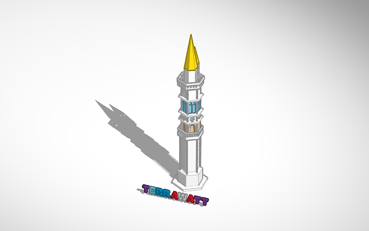 3D design Unfinished Tower | Tinkercad