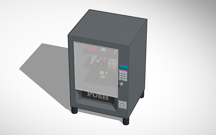 3D design Vending Machines - Tinkercad