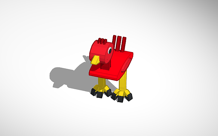3D design SCRIBBLE BIRD | Tinkercad
