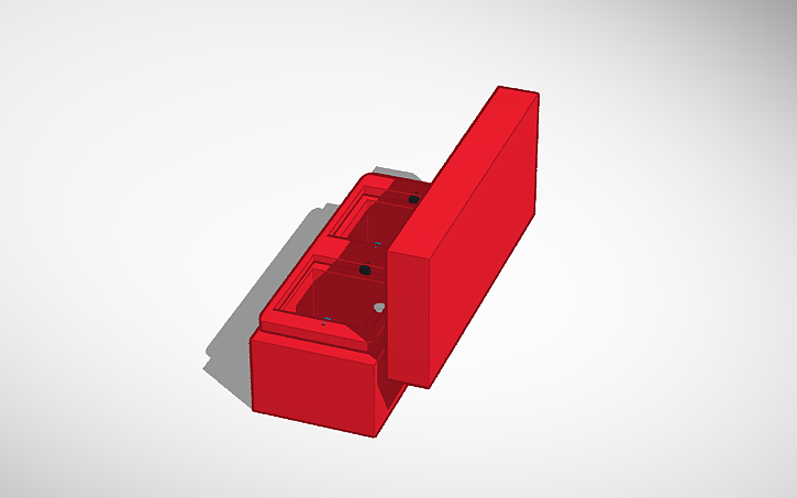 3D design Pill box - Tinkercad