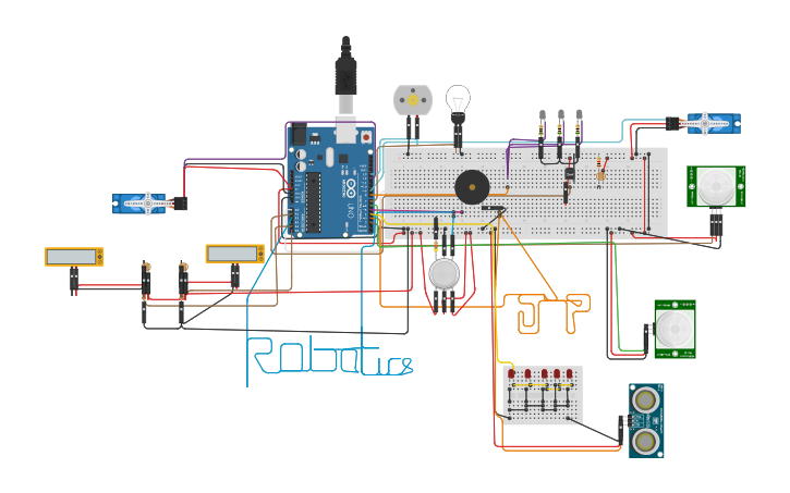 Circuit design HOME AUTOMATION JAY PRAKASH - Tinkercad