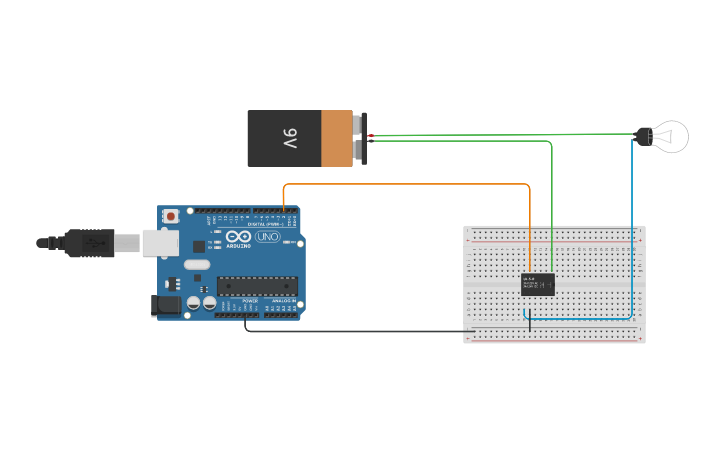 Circuit design Relé | Tinkercad