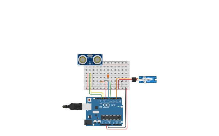 Circuit design Copy of Servo Motor and RGB LED Controlled by Ultrasonic ... Circuit design Copy of Servo Motor and RGB LED Controlled by Ultrasonic ...