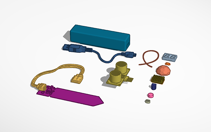 3D design Motion Sensor - Tinkercad