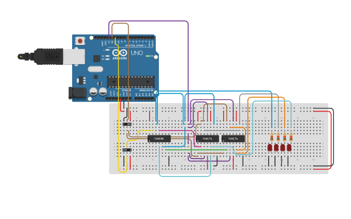 Circuit design CRC | Tinkercad