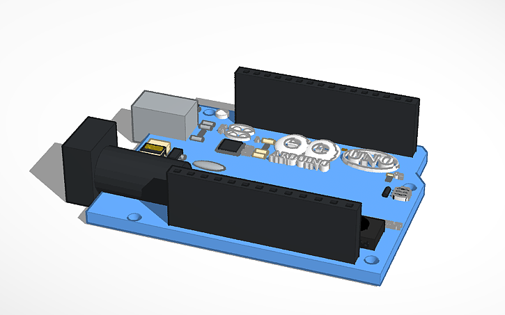 3d Design Arduino Uno R3 Tinkercad 3020
