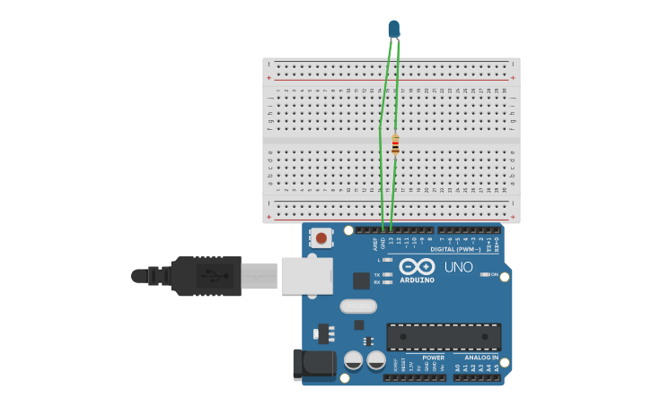 Circuit design arduino led - Tinkercad