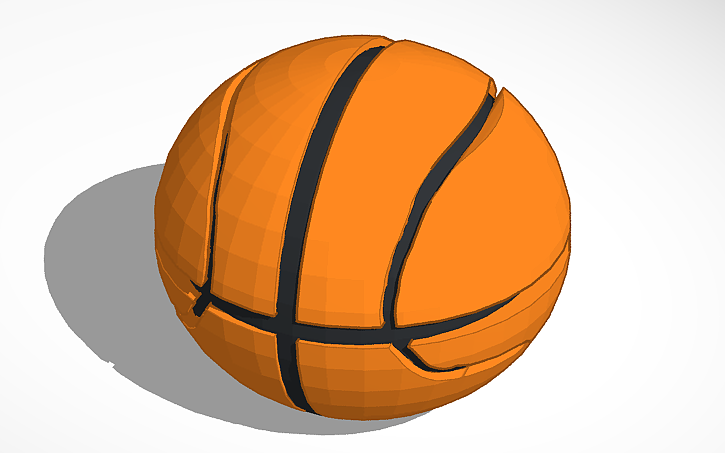 3D design Basketball - Tinkercad