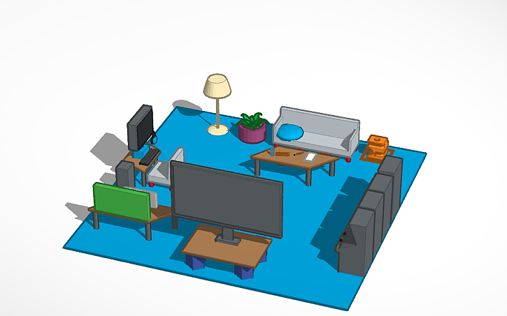 3D design My room - Tinkercad