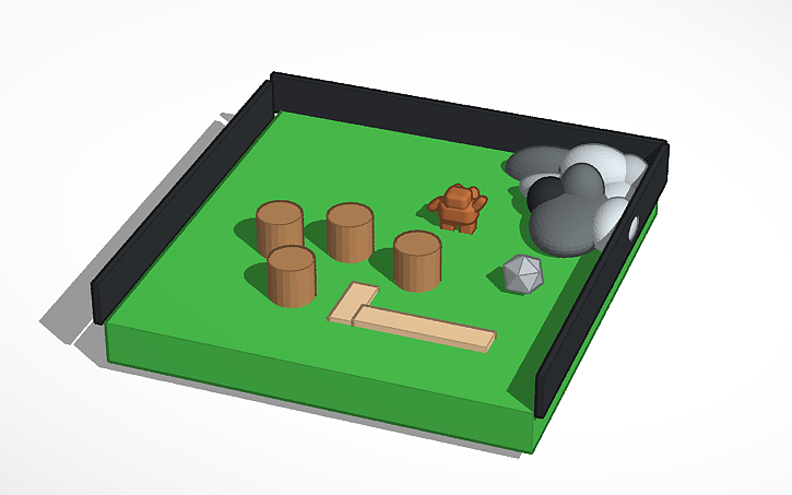 3D design dnd board | Tinkercad