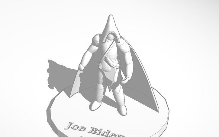 3D design Joe Biden, the Gnome Assassin - Tinkercad