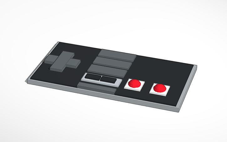 3D design Nintendo Controller - Tinkercad