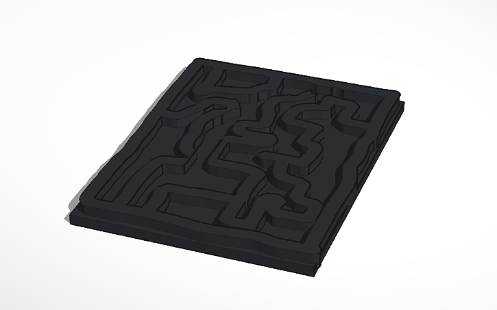 3D design Super complicated maze - Tinkercad