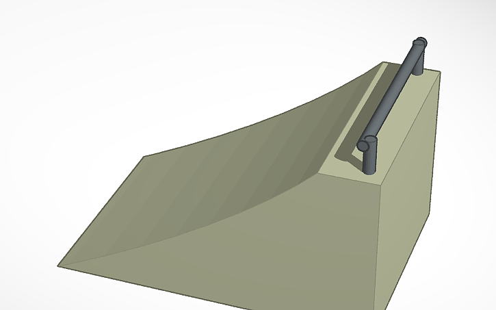 3D design Skate Ramp - Tinkercad