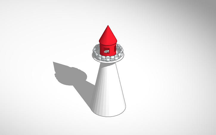 3d Design Lighthouse Tinkercad