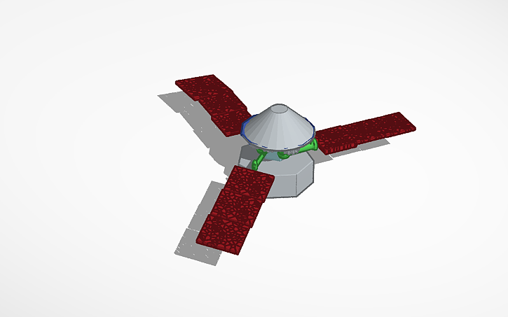 3D design JUNO SPACECRAFT - Tinkercad