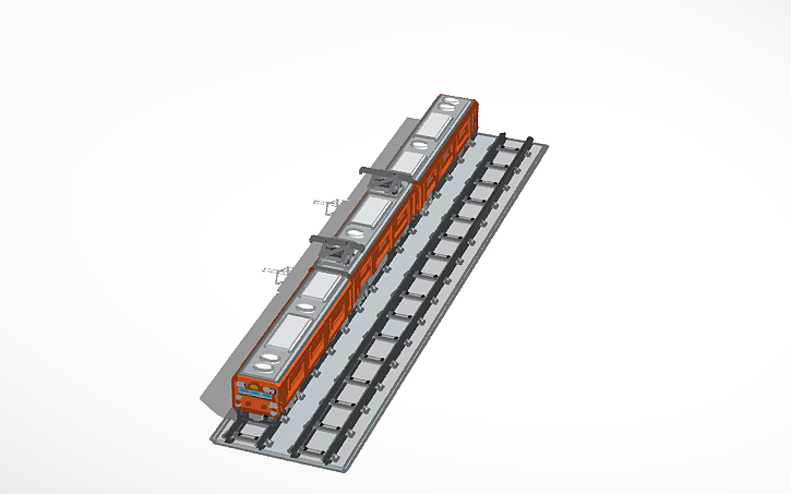 3D design Osaka loop line 201 series - Tinkercad