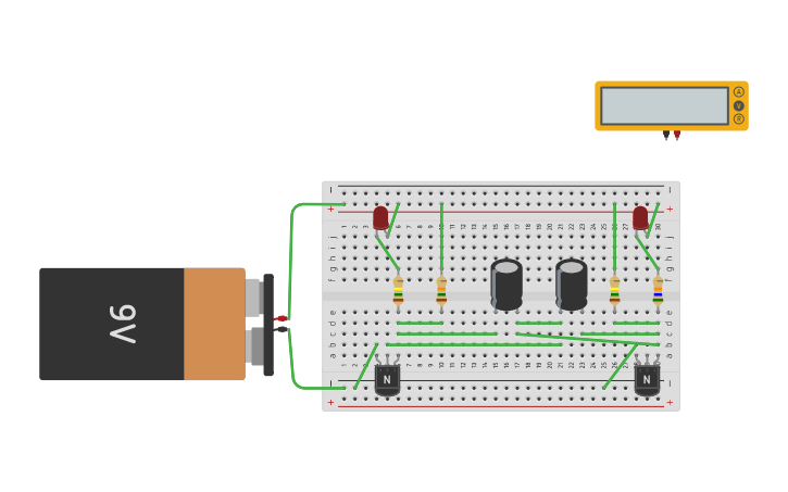 Circuit design Circuito - Tinkercad
