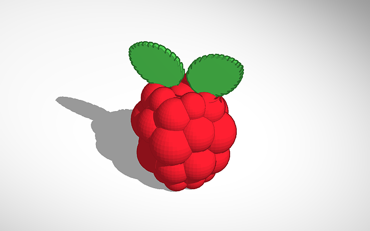 3D design Raspberry (Upgraded) - Tinkercad