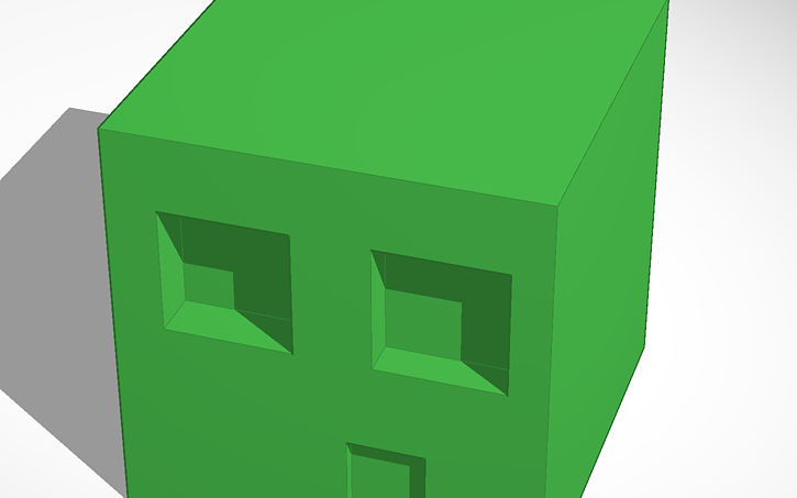 3D design Minecraft Slime - Tinkercad