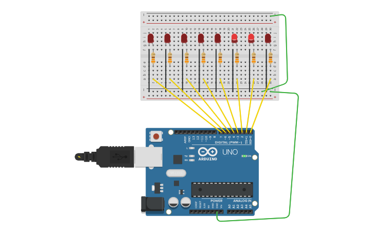 Circuit design Bitwise Operators | Tinkercad