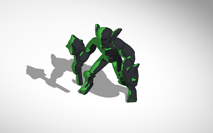 3D design goblin for first person shooter game | Tinkercad
